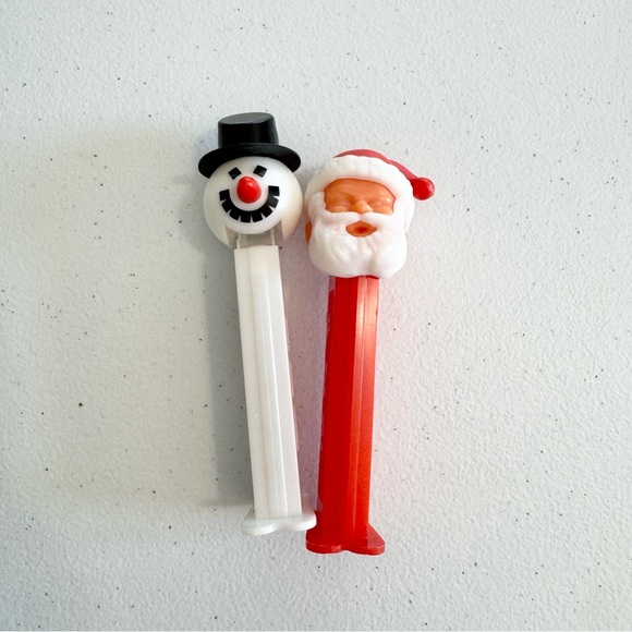 PEZ | Toys | Vintage 8s90s Snowman And Santa Pez Dispensers Made In ...
